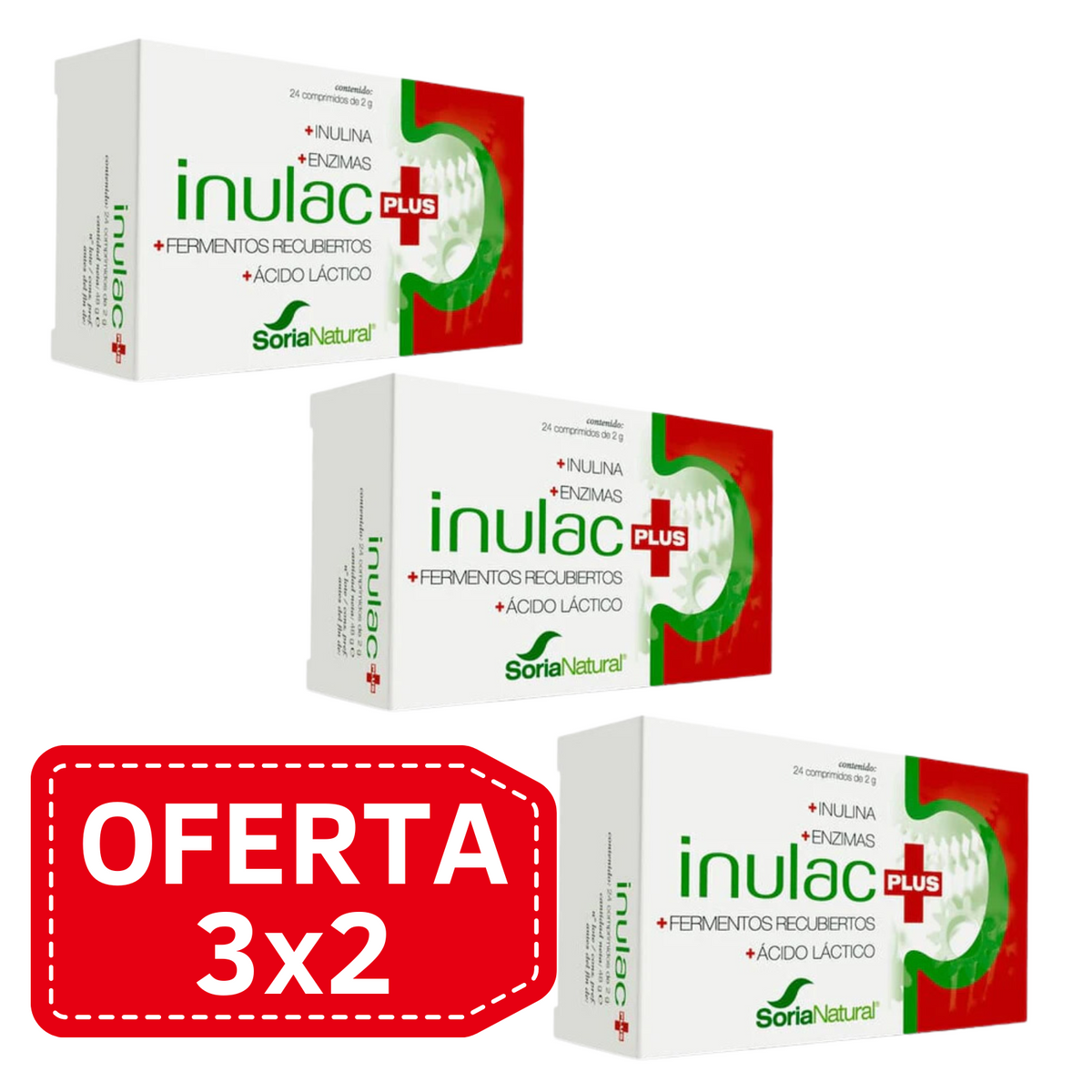 Compra Inulac Plus Tablets Soria Natural al mejor precio – HerboAhorro